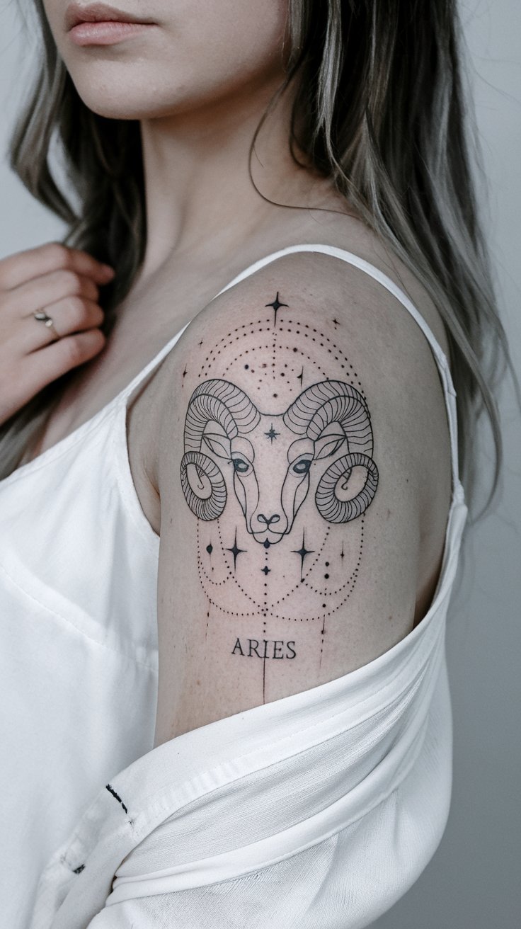 10 Aries Tattoo Ideas and Symbolism: Unleash the Ram's Fiery Spirit