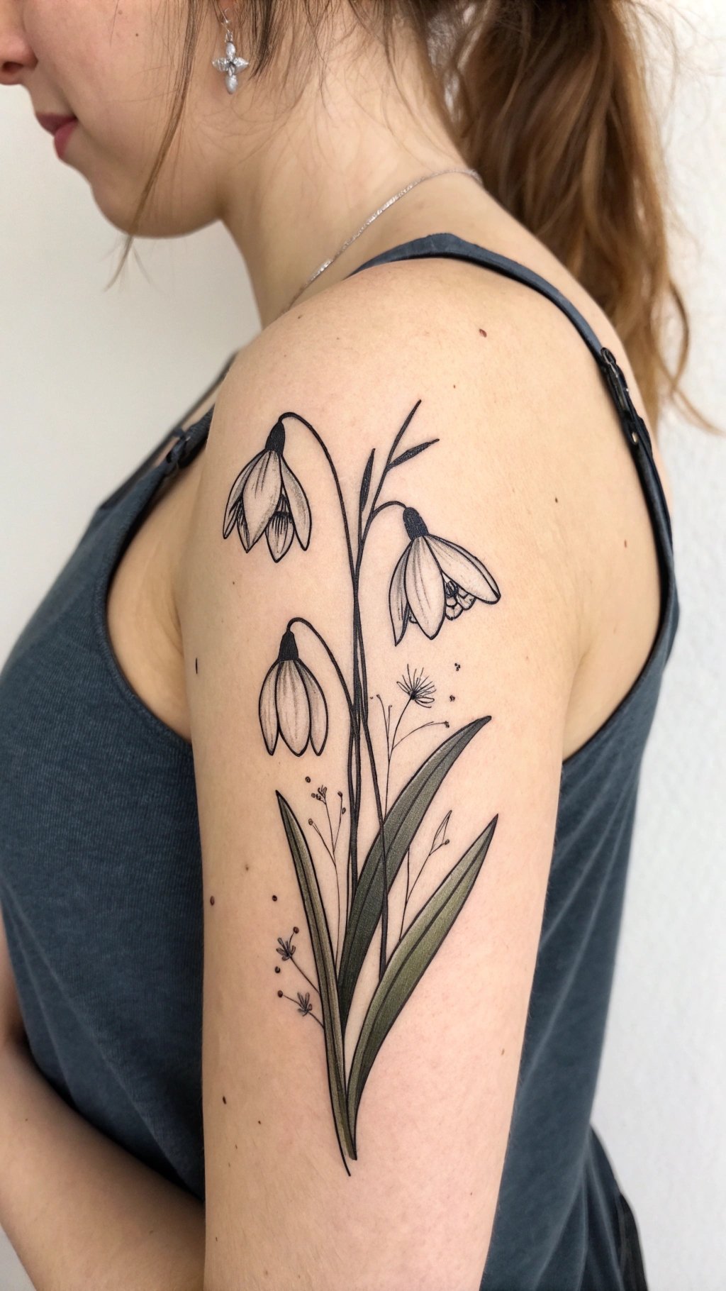 11 Snowdrop Flower Tattoo Ideas and Symbolism for Hope and Renewal