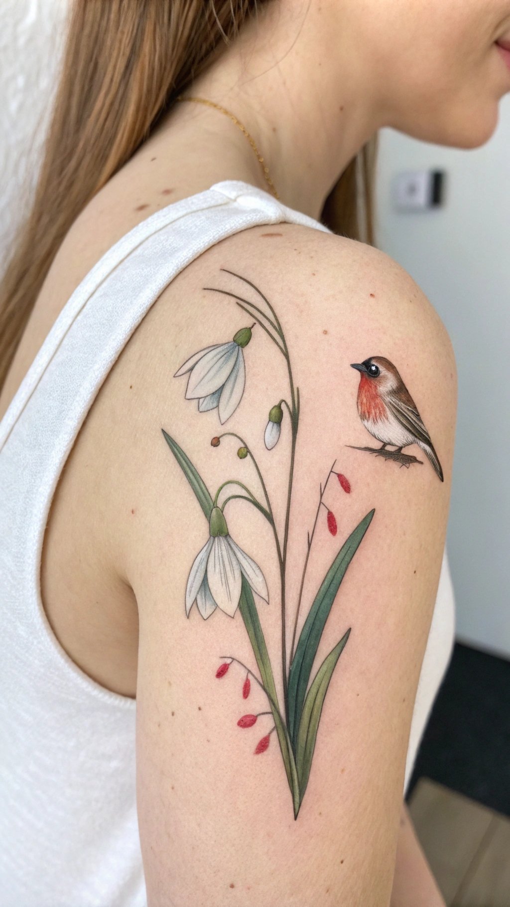 11 Snowdrop Flower Tattoo Ideas and Symbolism for Hope and Renewal